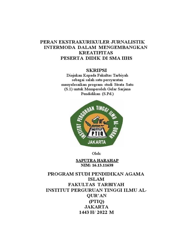 Skripsi Putra Final | PDF