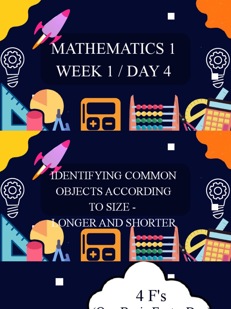 Identifying Common Objects According To Size - Longer and Shorter | PDF
