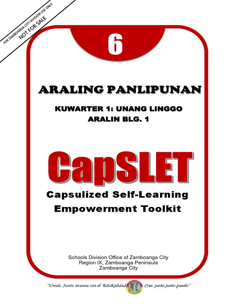 AP6 Q1 WK1 CAPSLET KIT Haidee Francisco | PDF