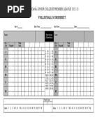 FIBA 3x3 Scoresheet | PDF | Sports | Sports Rules And Regulations