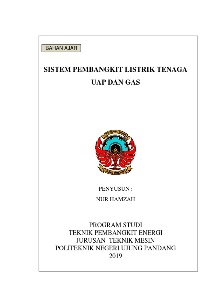 Sistem Pembangkit Listrik Tenaga Uap Dan Gas | PDF
