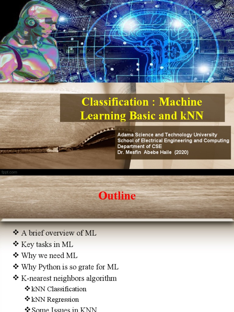 Lecture - 2 Classification (Machine Learning Basic and KNN) | PDF | Machine Learning ...