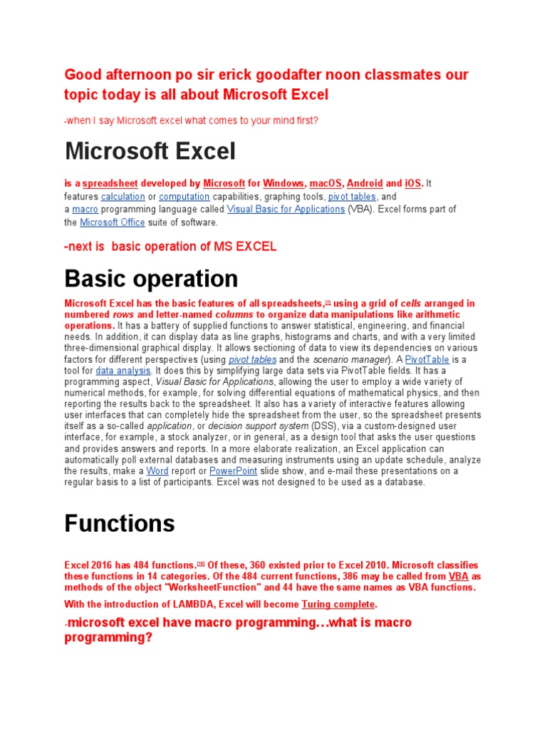 Group 8 | Download Free PDF | Microsoft Excel | Visual Basic For Applications