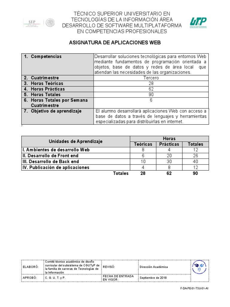 Desarrollo de aplicaciones web: Unidades de aprendizaje para el diseño ... Desarrollo de aplicaciones web: Unidades de aprendizaje para el diseño ...
