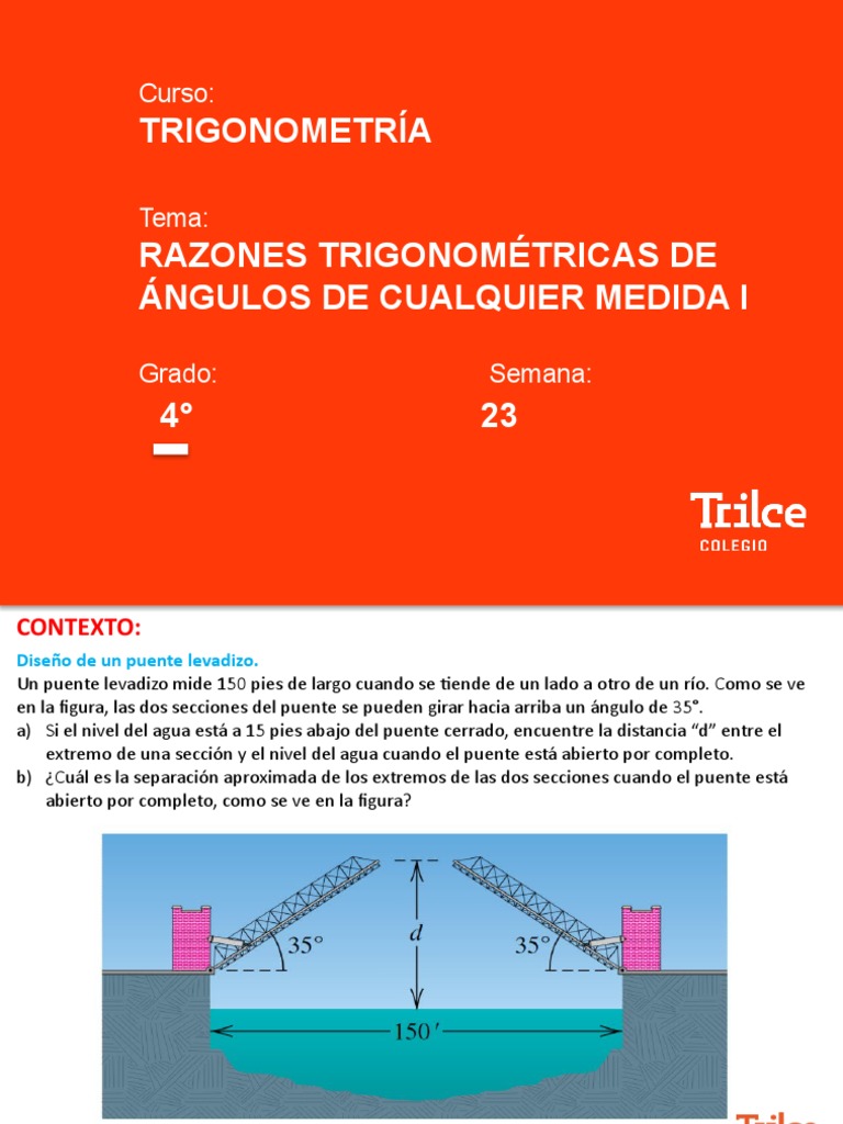 T - 4to - R.T. de Ángulos de Cualquier Medida I | PDF | Funciones ...