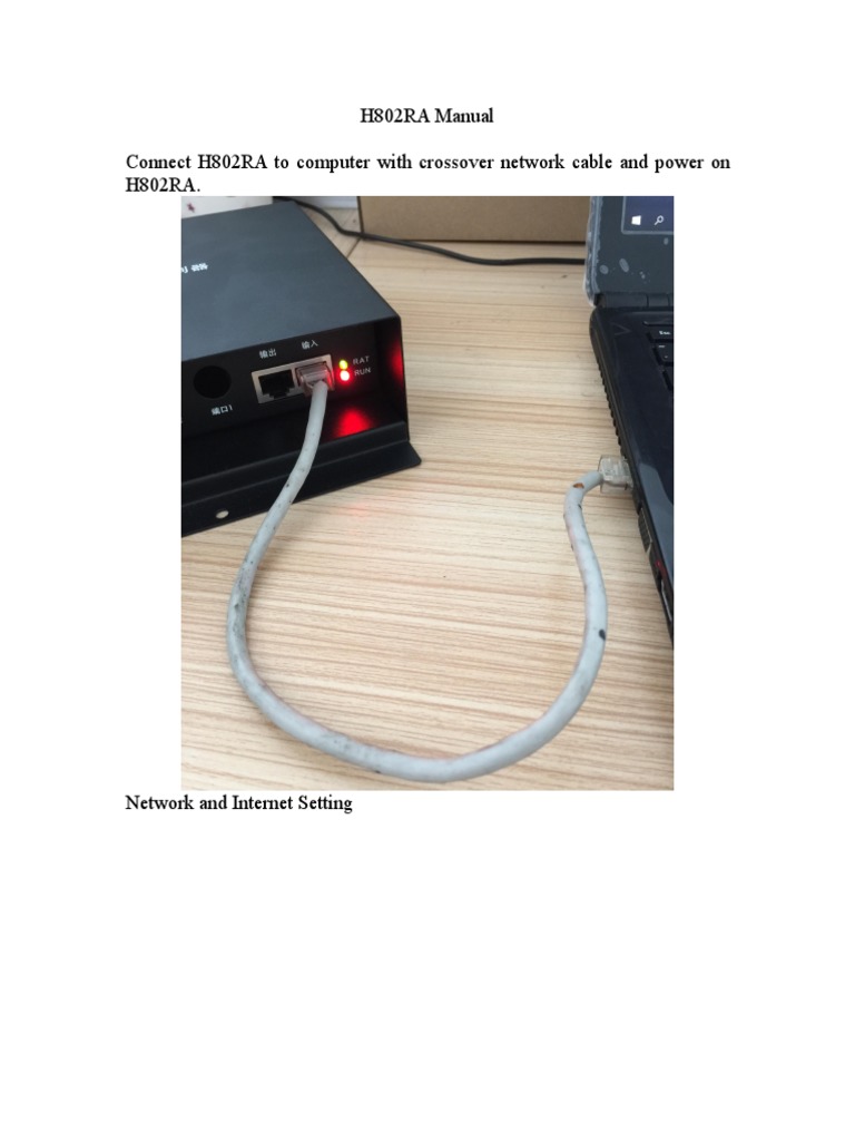 H802ra To PC | PDF | Computer Network | Wi Fi