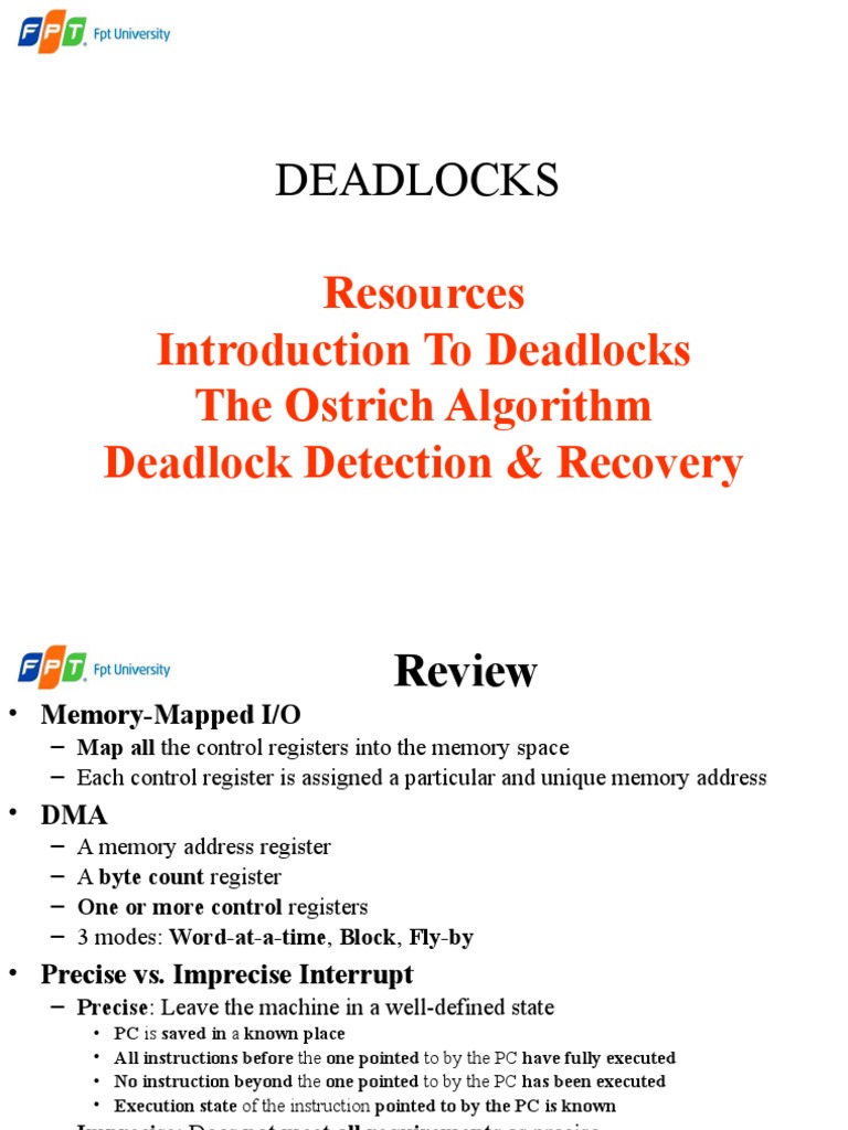 DeadLock Detect&Recovery | PDF | Process (Computing) | Input/Output