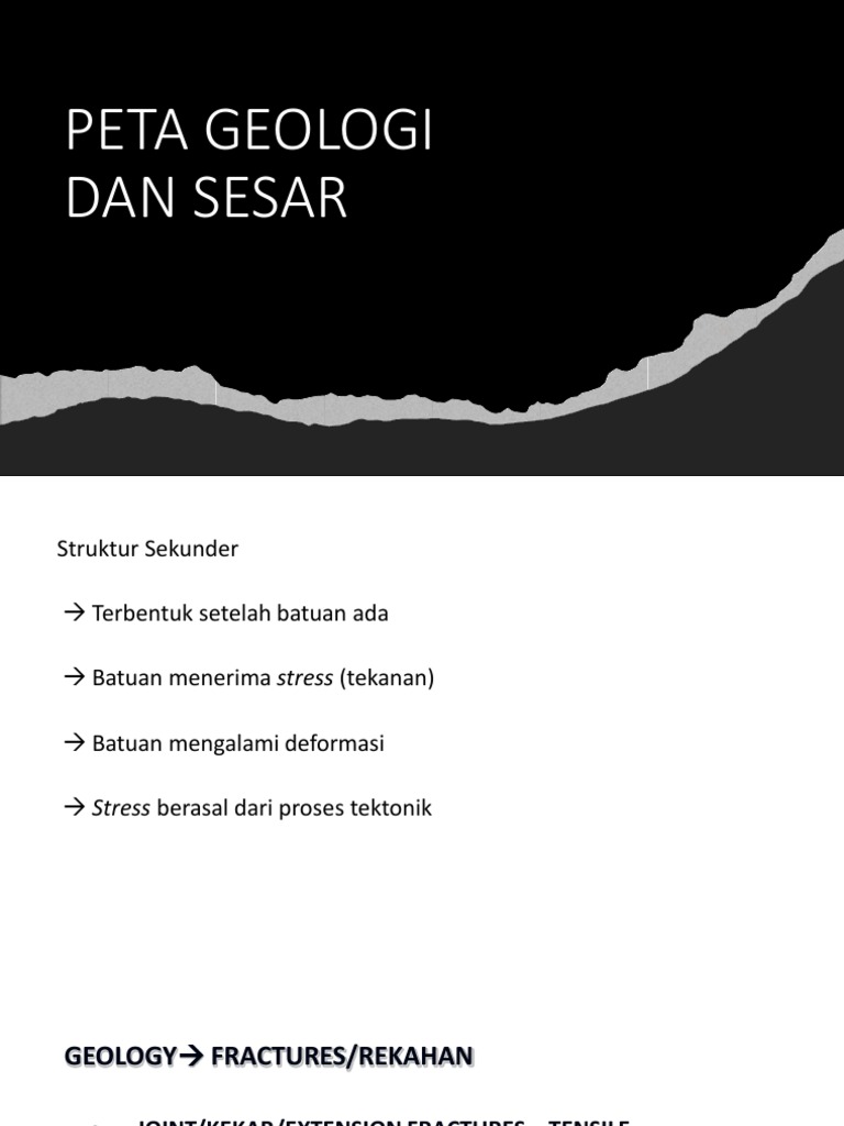 Peta Geologi Dan Sesar - PGTL | PDF