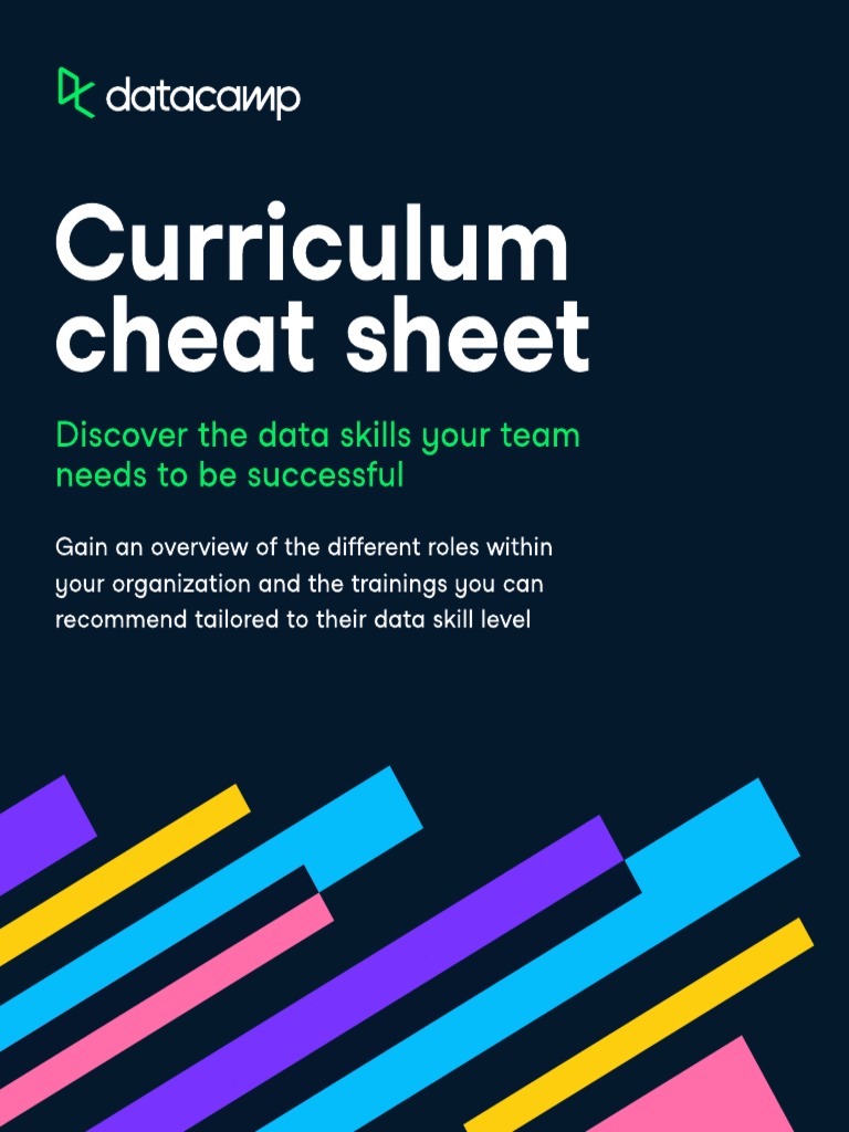 DataCamp Curriculum Cheat Sheet | PDF | Apache Spark | Data Analysis