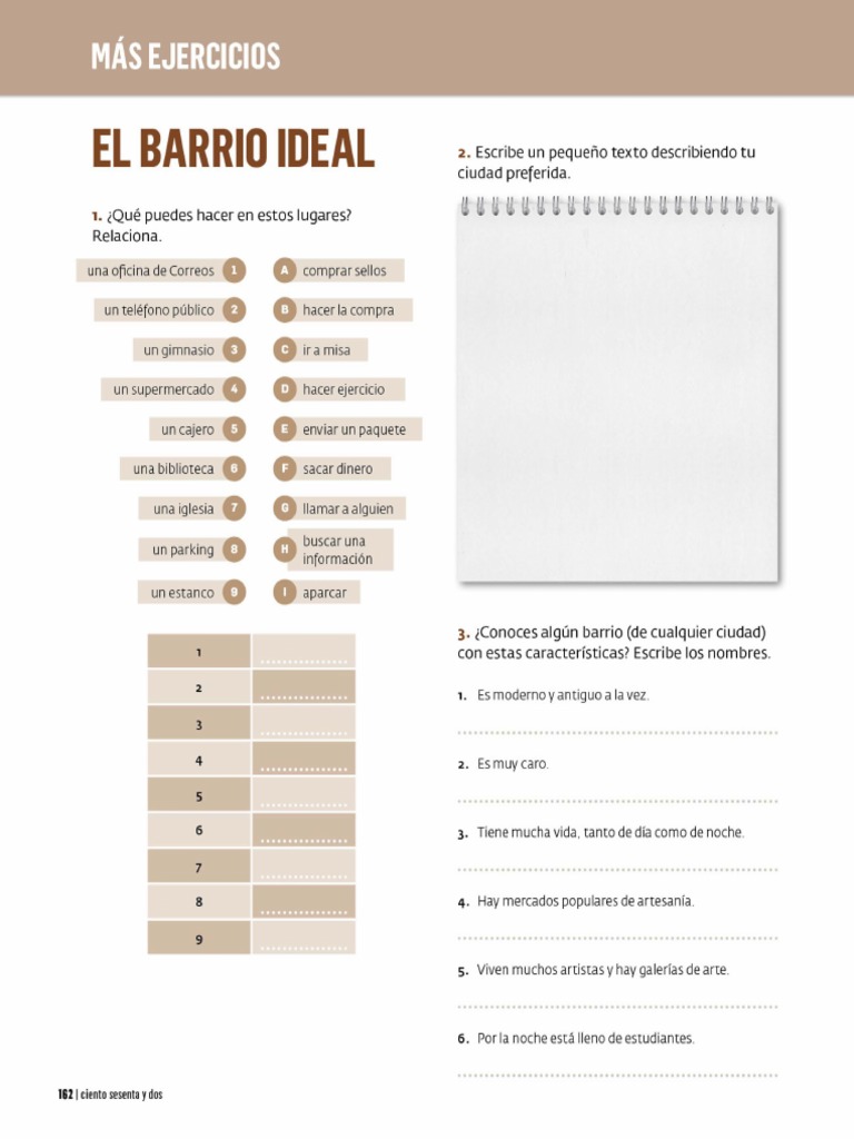 Aula Internacional 1 Unidad 8 Ejer | PDF