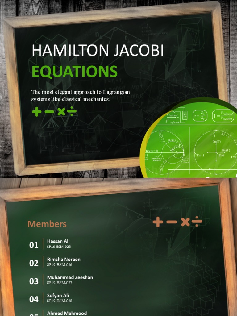 Hamilton-Jacobi for Physics Students | PDF