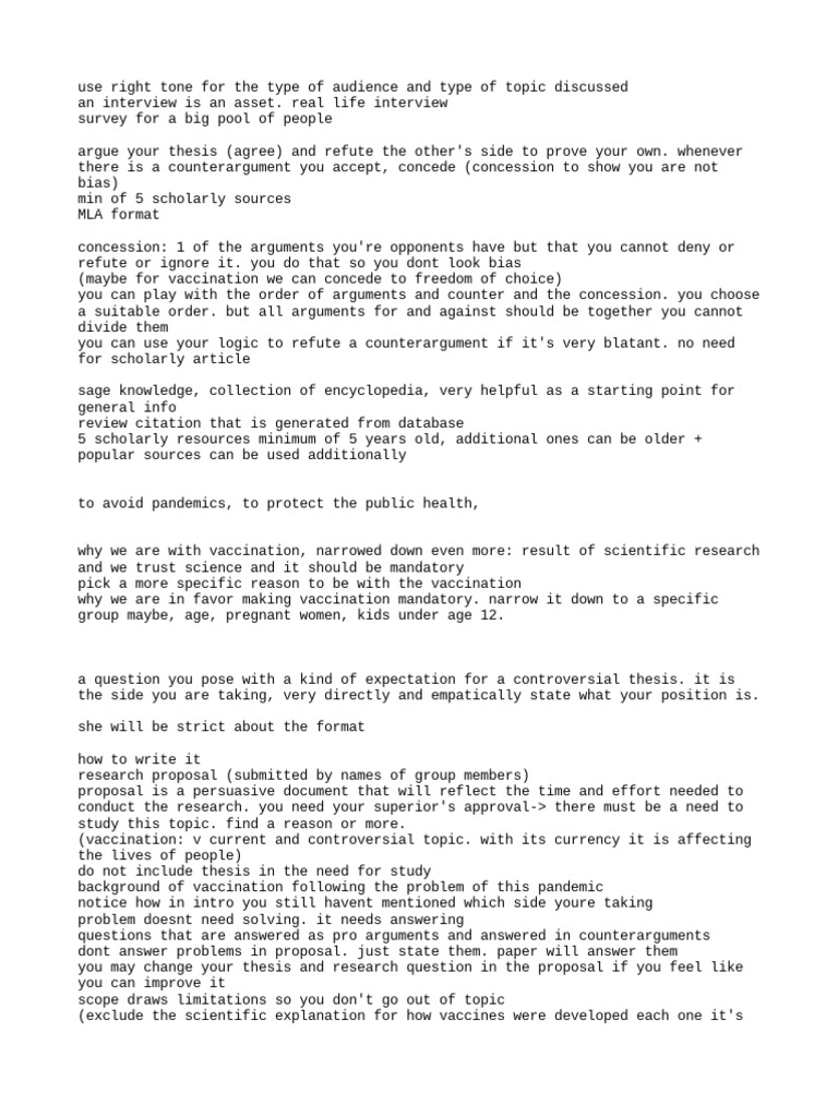 Why we should make vaccinations mandatory for specific groups | PDF ...