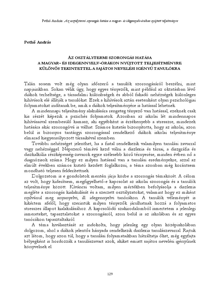 Petho Andras | PDF