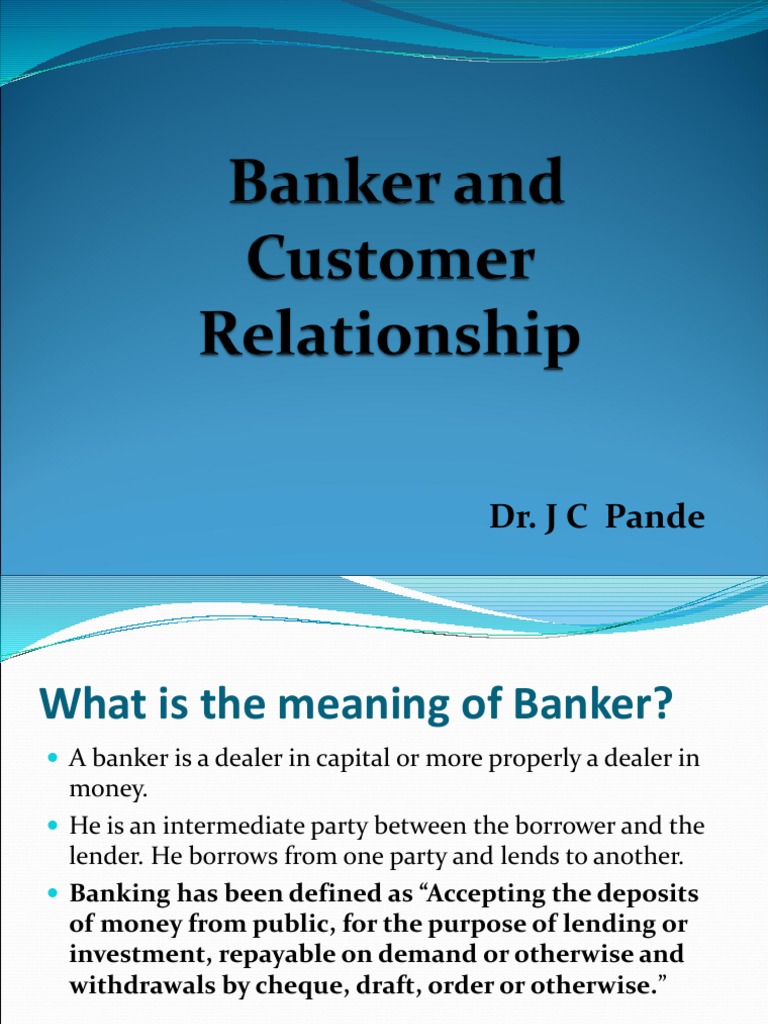 Banker Customer Relationship | PDF | Banks | Debt