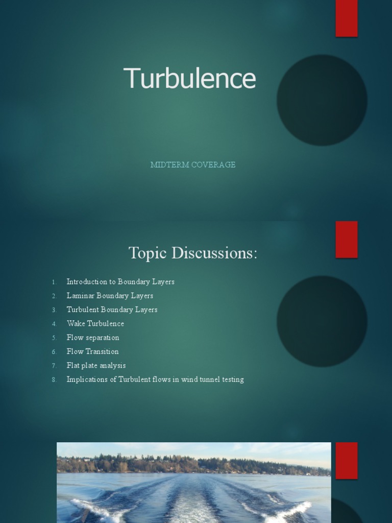 Turbulence: Midterm Coverage | PDF | Boundary Layer | Turbulence