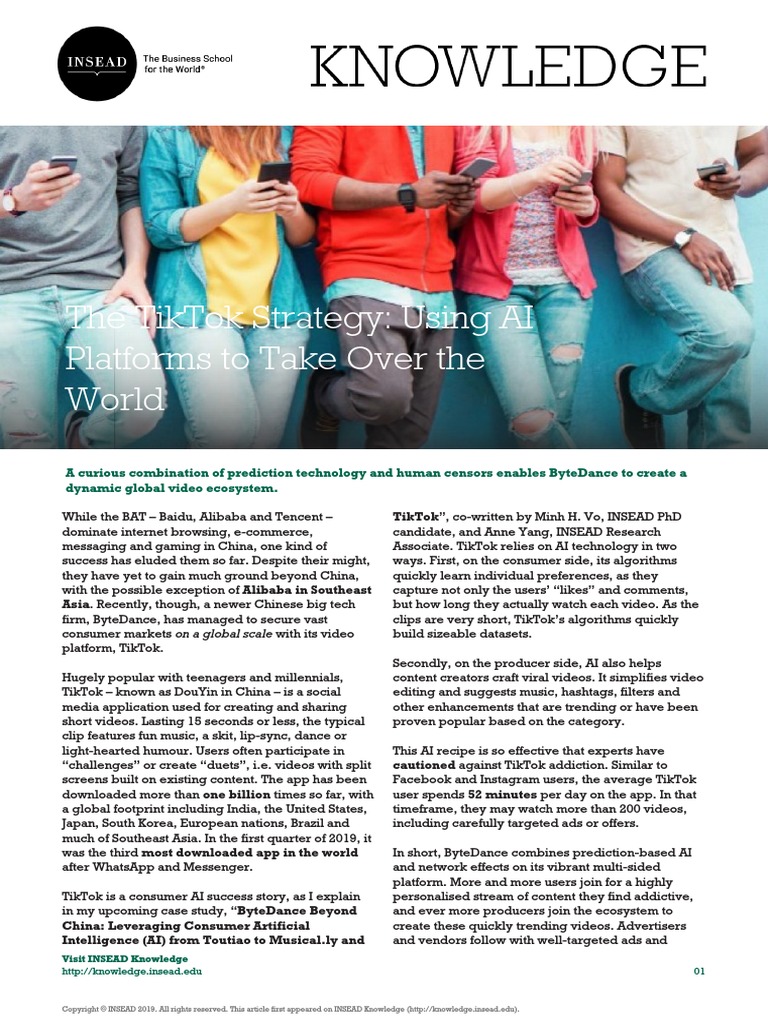 Tik Tok Pdf Artificial Intelligence Intelligence Ai Semantics