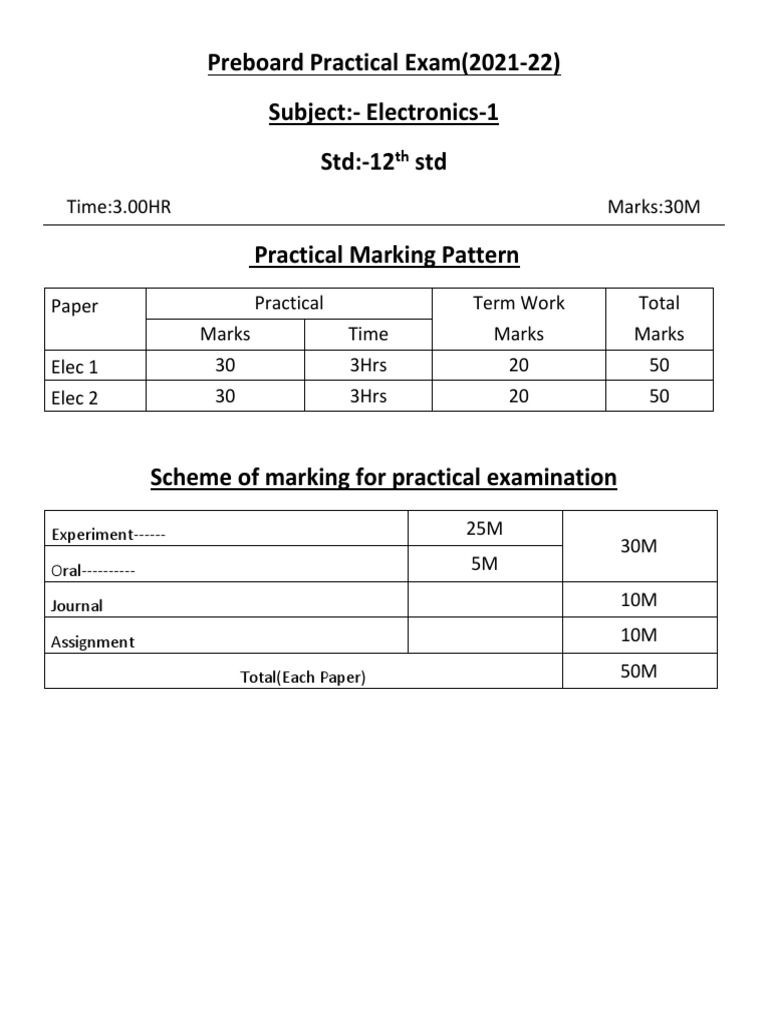 Preboard Practical Exam Answersheet Ele1 | PDF | Operational Amplifier | Amplifier