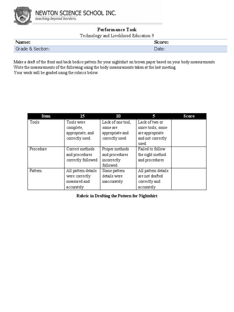 TLE 9 - Performance Task | PDF