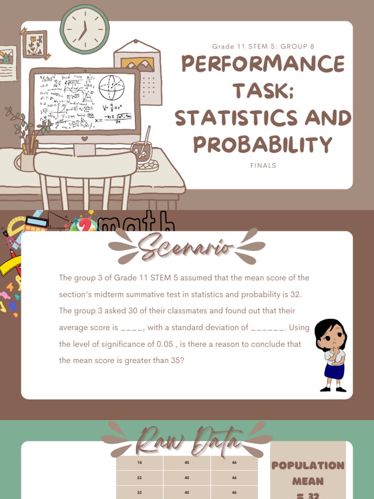 Statistics and Probability PETA | PDF | Null Hypothesis | Statistical ...