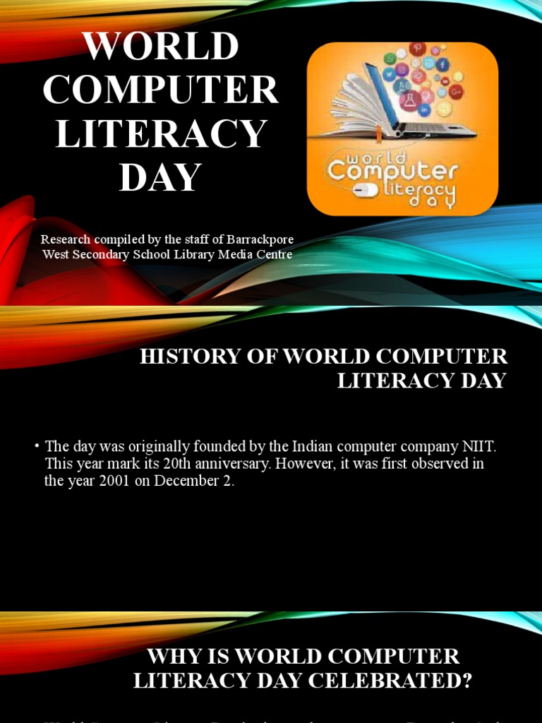 World Computer Literacy Day | PDF