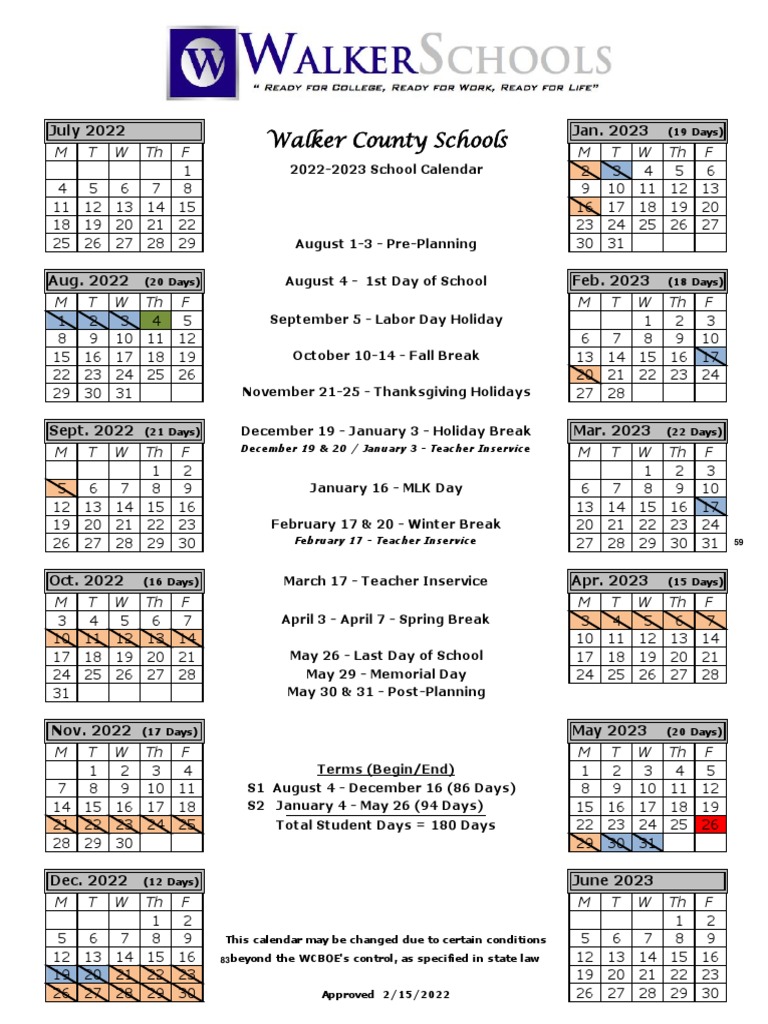 2022 2023SchoolCalendar | PDF | Public Holiday | Observances