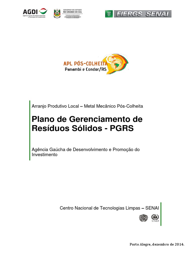 Modelo PGRS | PDF | Desperdício | Resíduos sólidos do município