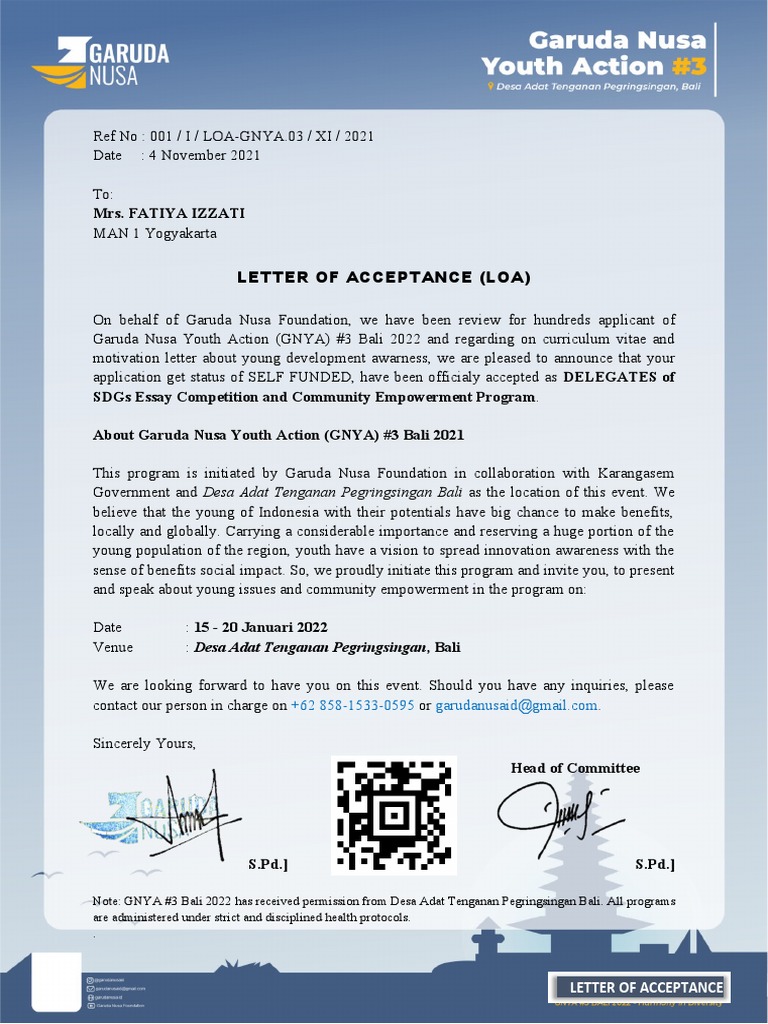 001 Fatiya Izzati - MAN 1 Yogyakarta | PDF | Indonesia