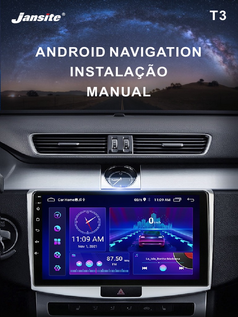 Manual de Instalação Android T3 | PDF | Bluetooth | Rádio