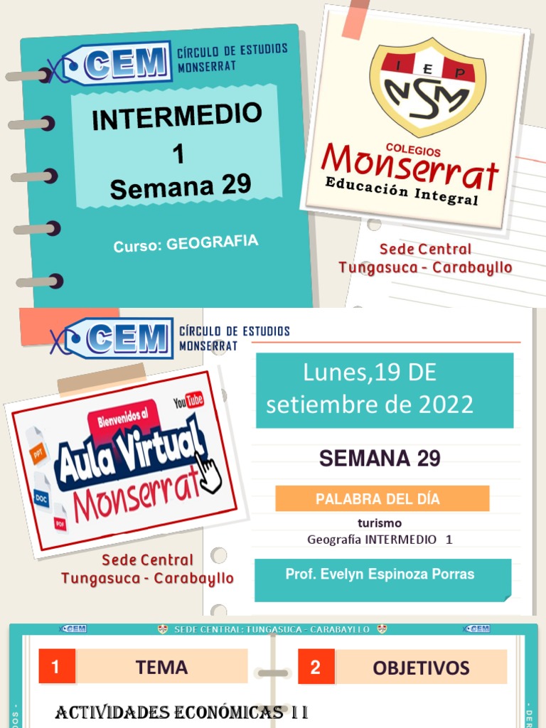 Cem Inter 1 Geografia PPT Sem 29 | PDF | Perú | Lima