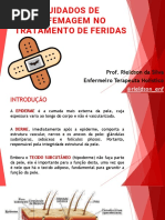 Slides Feridas e Curativos, Enf. Ana Beatriz | PDF | Pele | Medicina ...