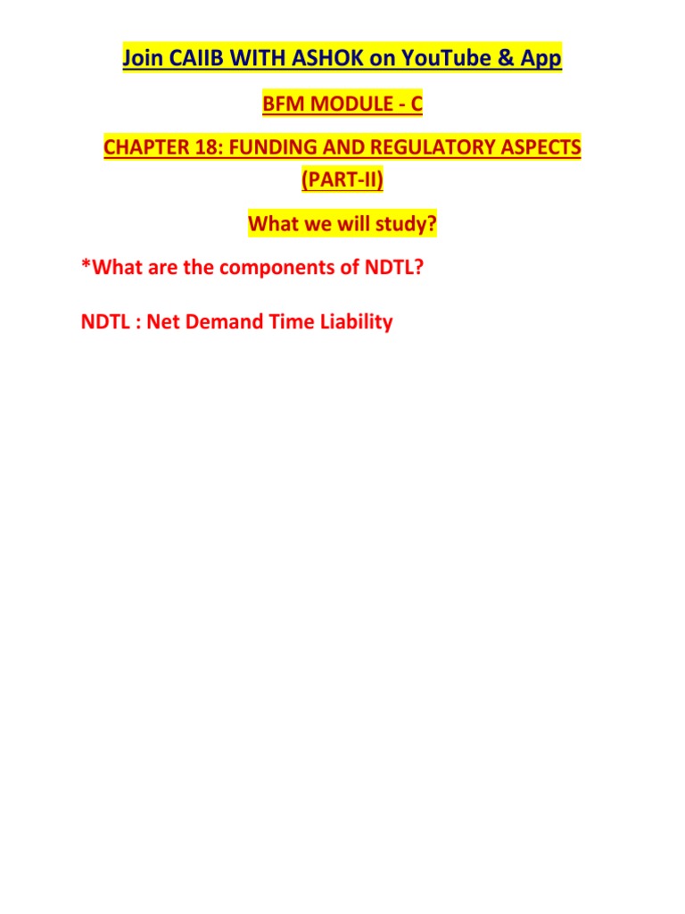 BFM Module C Chapter 18 Part Ii | PDF | Reserve Bank Of India | Banks