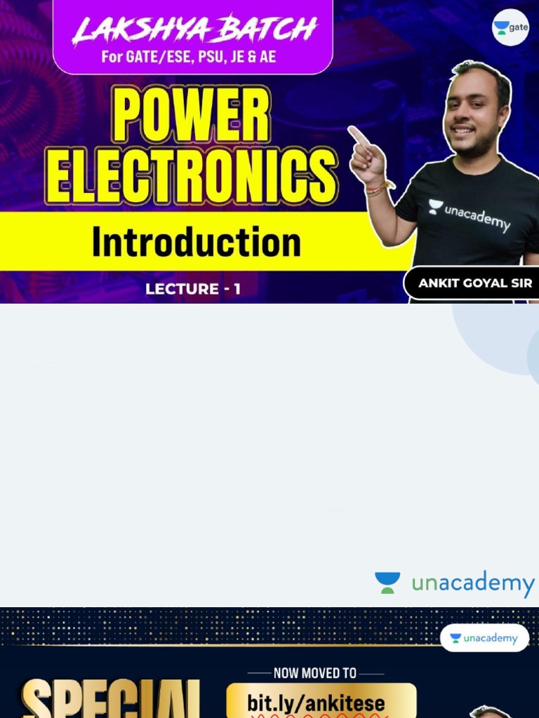 Lecture 1 Power Electronics Basics | PDF Lecture 1 Power Electronics Basics | PDF