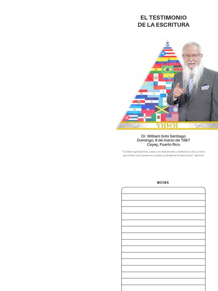 1987-03-08 EL TESTIMONIO DE LA ESCRITURA Aclaib Book | PDF | Biblia ...