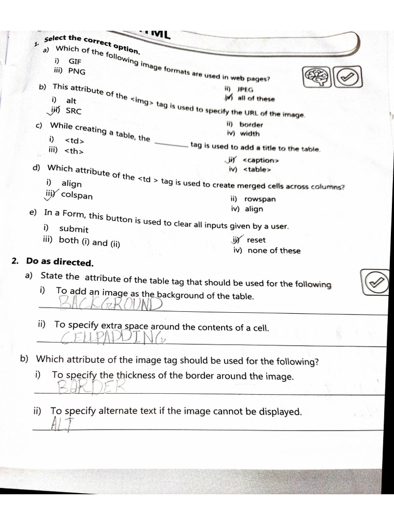 Computer Chapter 4 Workbook | PDF