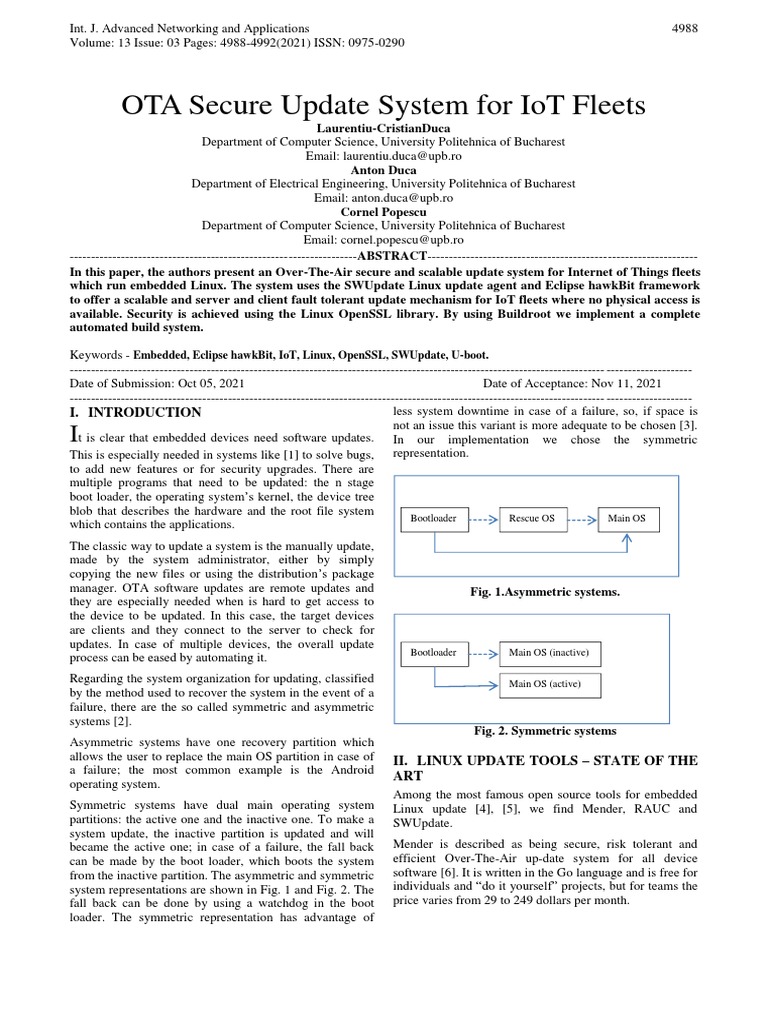 Iot Ota Sus | PDF | Transport Layer Security | Booting