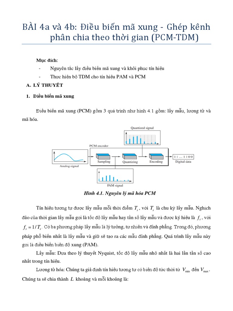 Lab 4 - TDM - PCM | PDF