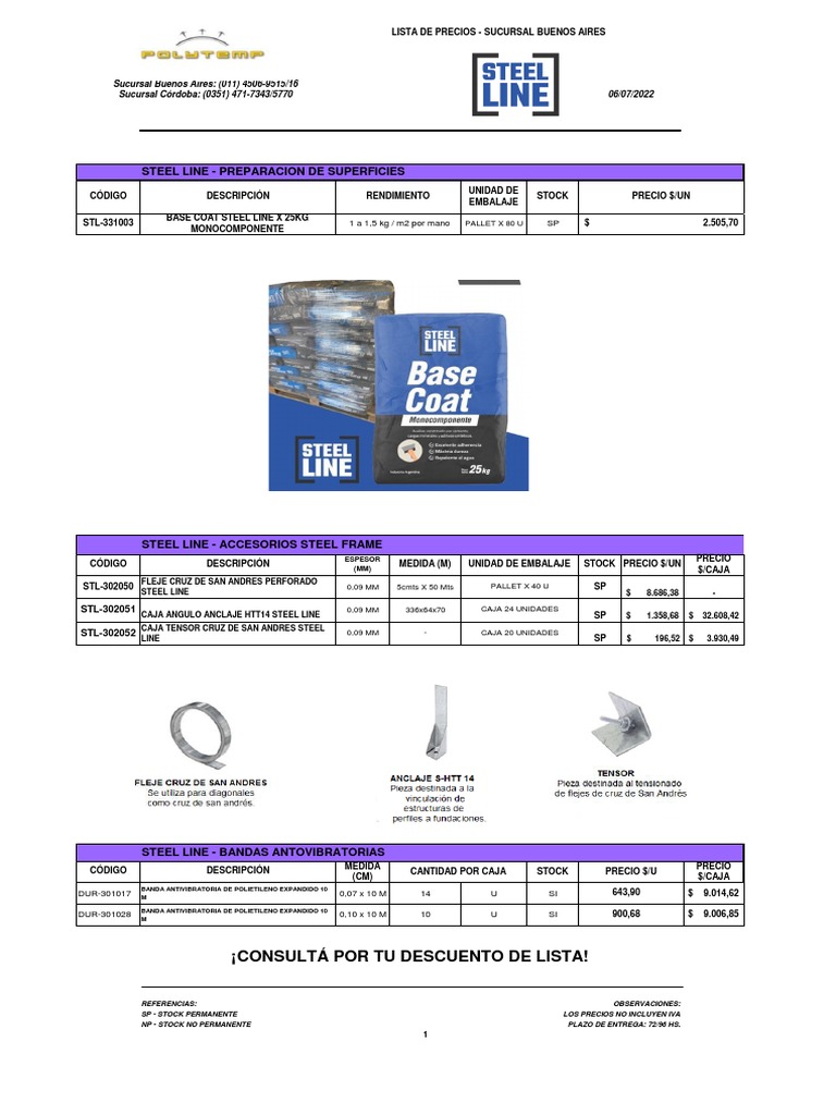 Steel Line 06 Julio 2022 | PDF