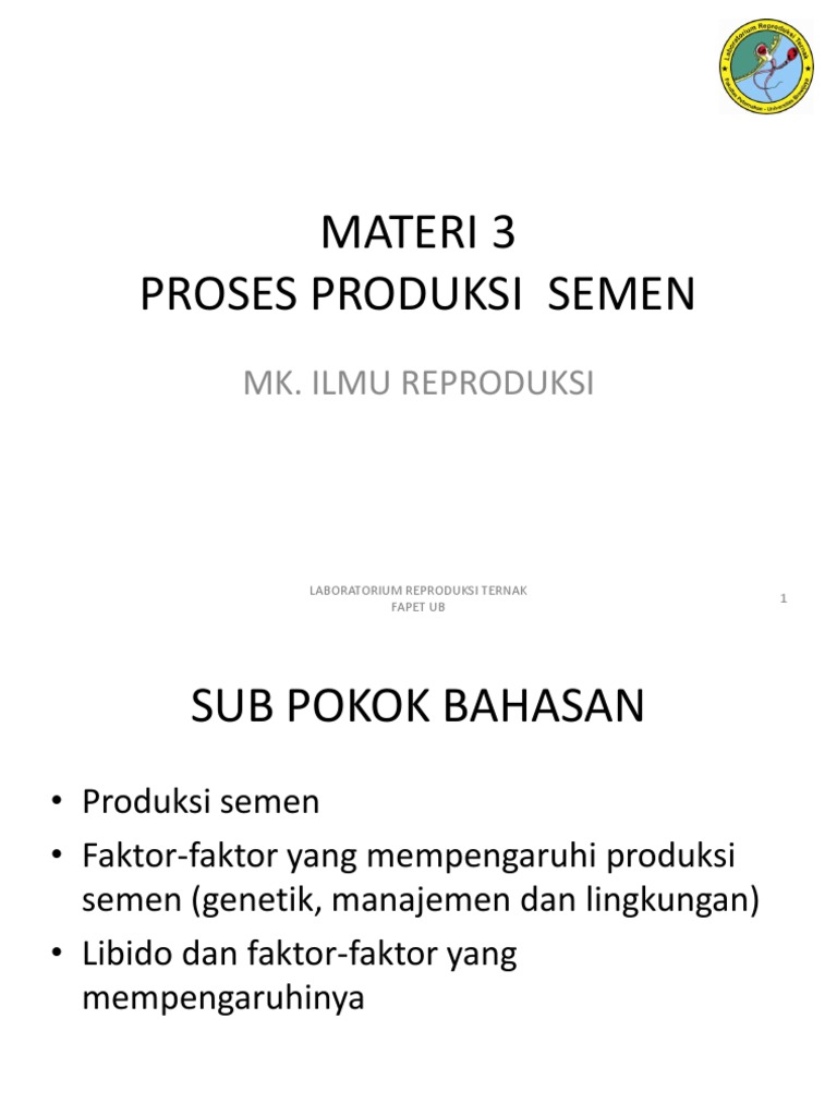 Materi 3 Proses Produksi Semen | PDF