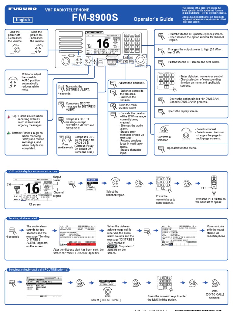 Operation Manuals,-S-,Fm8900s Operators Guide A | PDF | Electrical ...