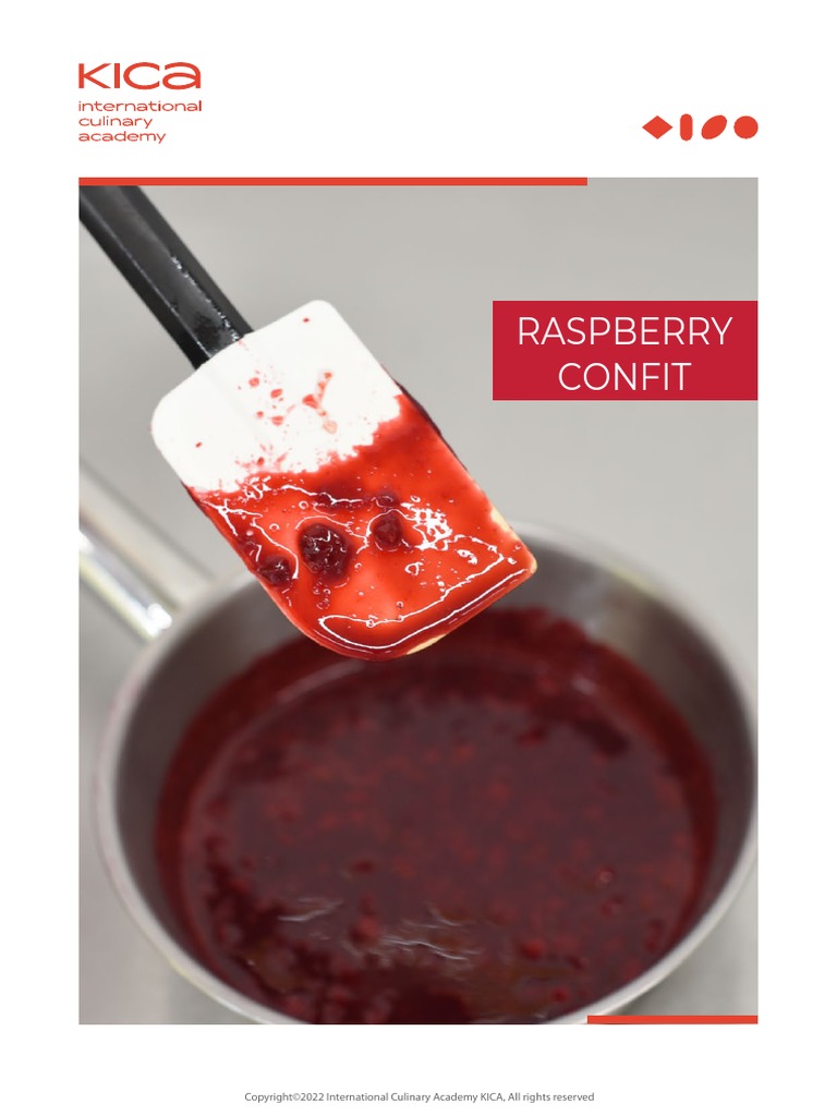 Raspberry Confit | PDF | Gelatin | Food Ingredients