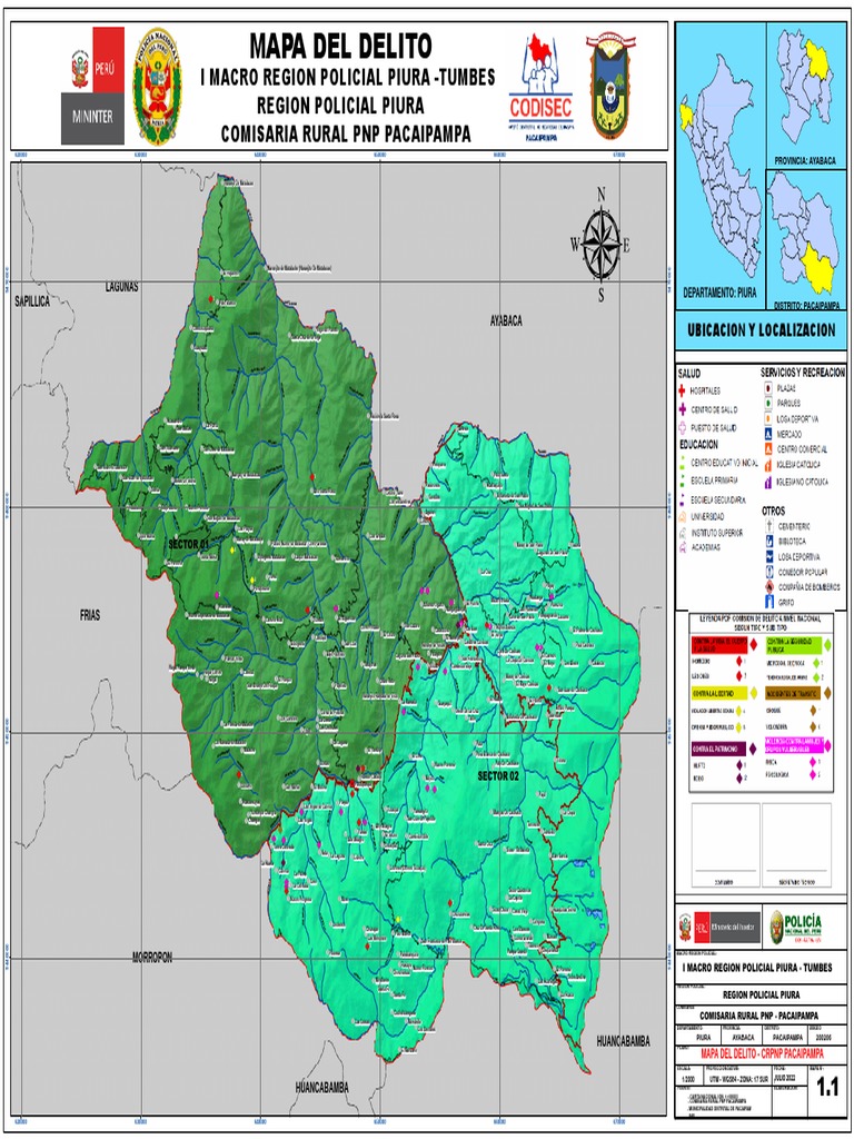Mapa Del Delito Pacaipampa 2022 Ok | PDF