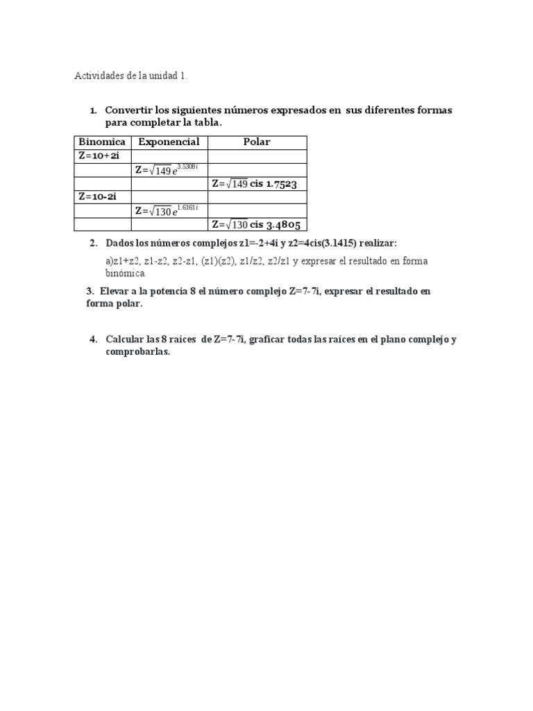 Actividades de La Unidad 1 | PDF | Métodos y materiales de enseñanza