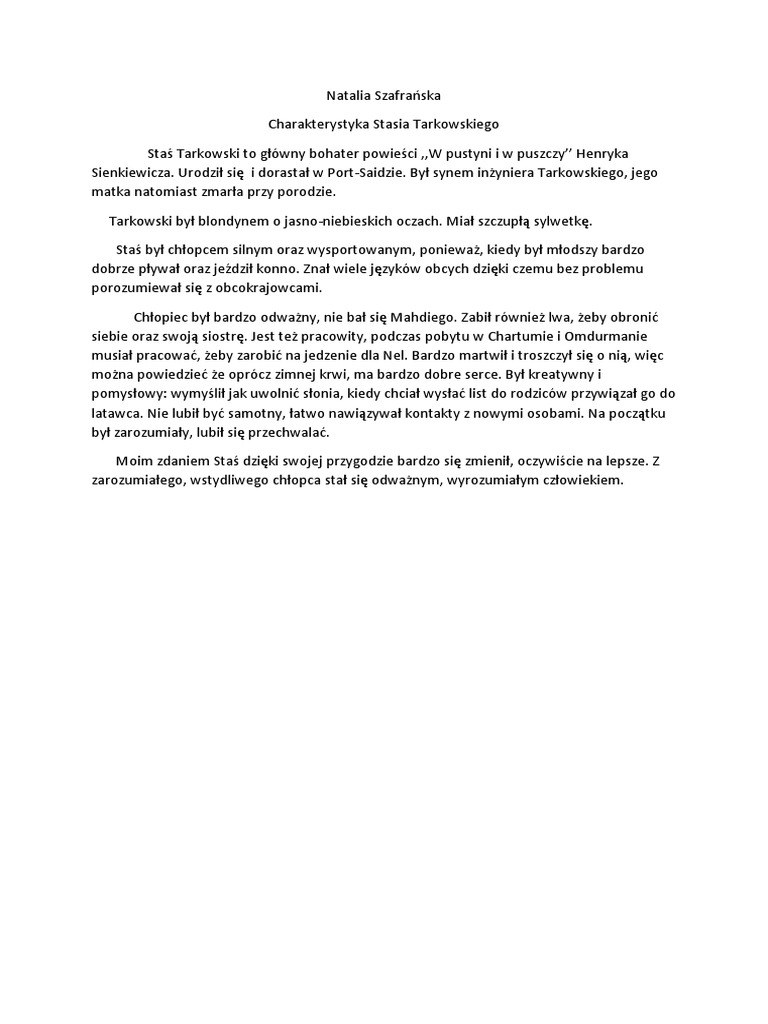 Charakterystyka | PDF