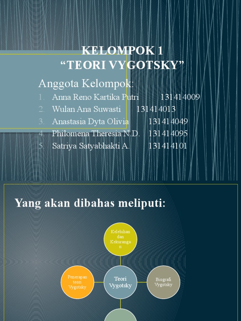 KELOMPOK 1 - Teori Vygotsky | PDF