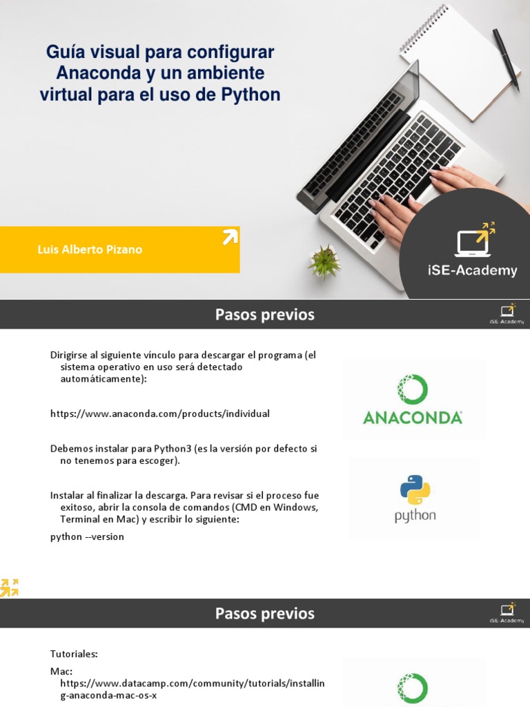 Pasos Configuración Python | PDF | Interfaz de línea de comando | Mac OS