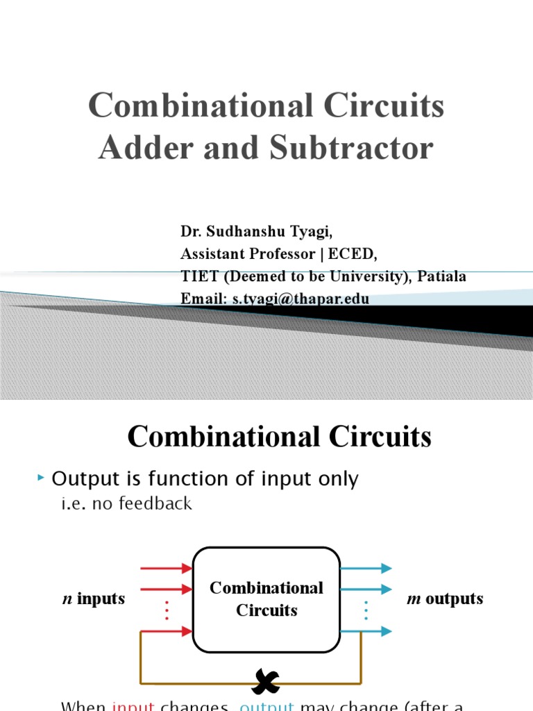Combinational HA and FA | PDF | Electronic Circuits | Digital Electronics