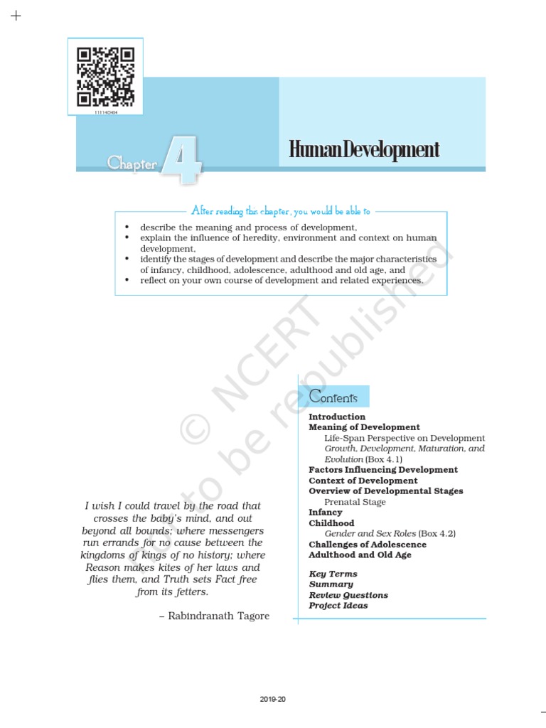Psychology Chapter 4 Human Development | PDF | Developmental Psychology | Cognitive Development