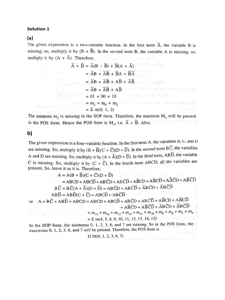Solution Tut-5 | PDF