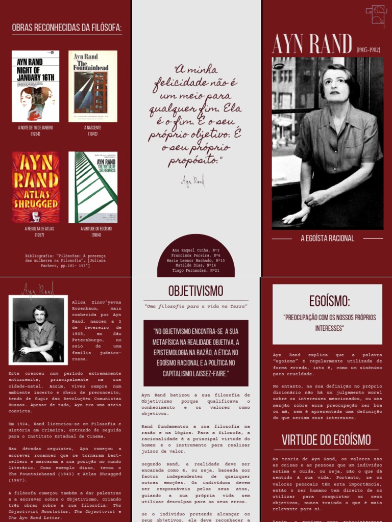 Panfleto Ayn Rand | PDF | Ayn Rand | Metafísica