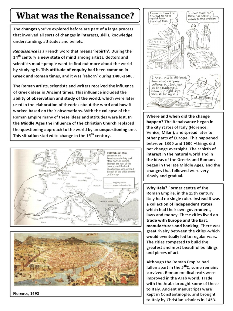 The Renaissance | PDF | Renaissance | Middle Ages